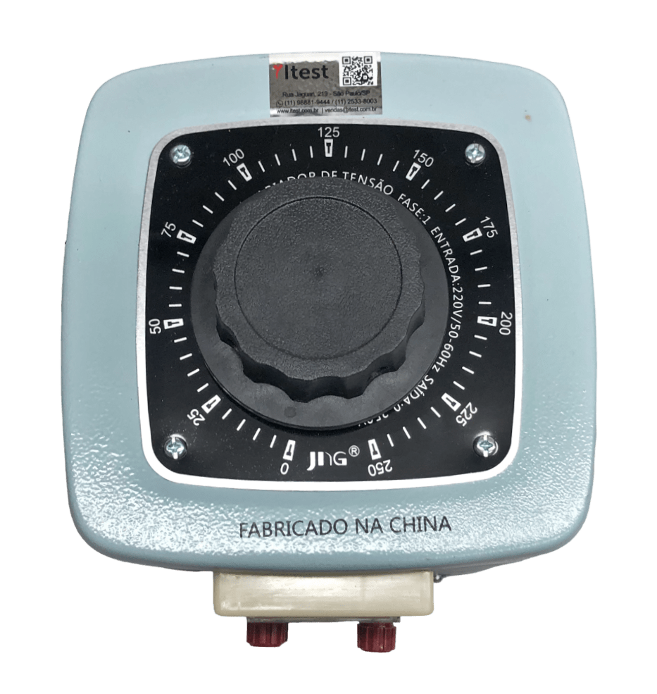 VARIADOR DE VOLTAGEM MONOFÁSICO (VARIAC) 1 KVA, 4A – JNG TDGC2-1