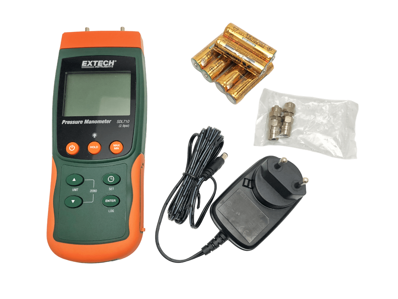 Manômetro de pressão diferencial/Registrador de dados - Extech - SDL-710